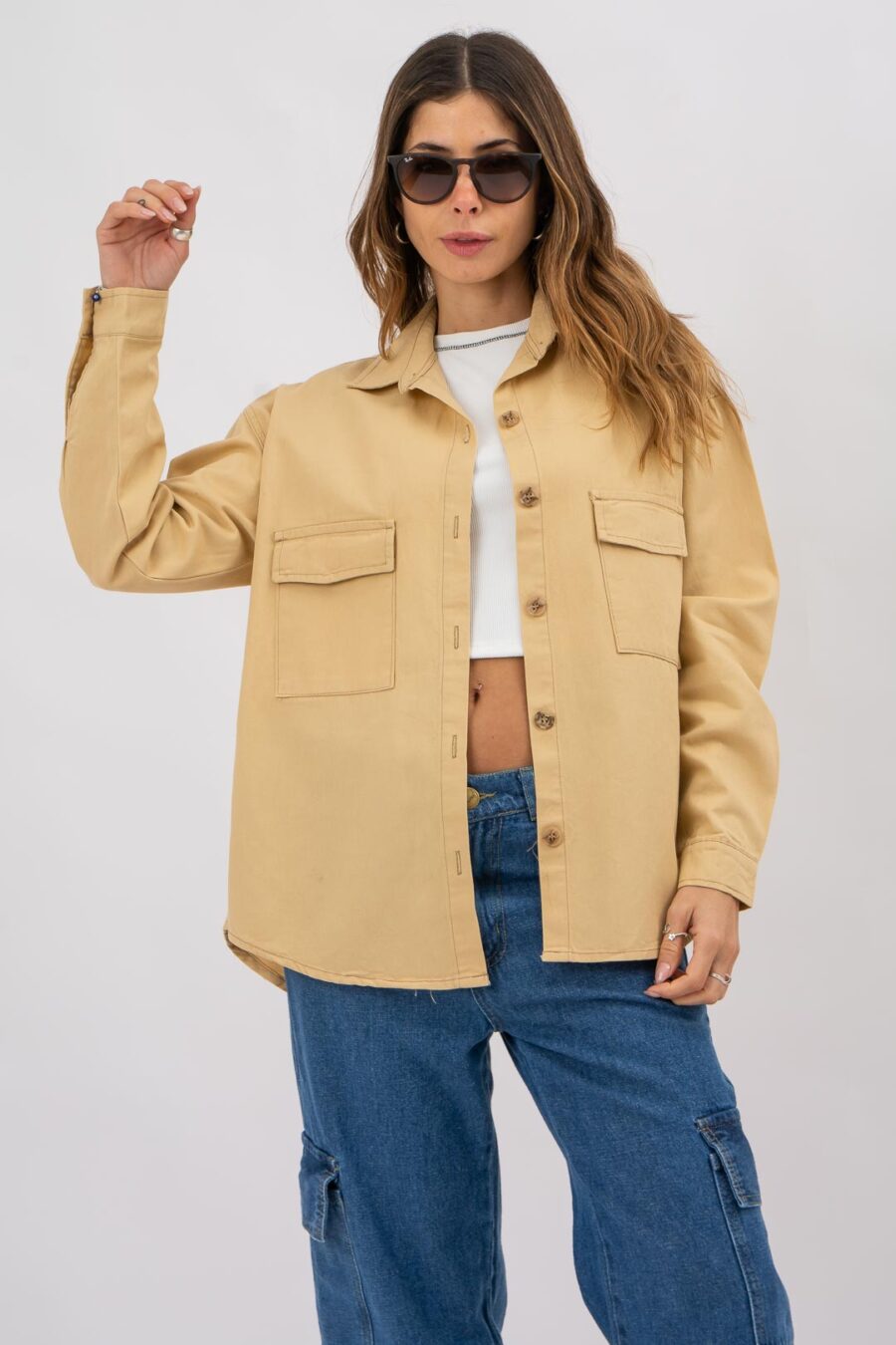 Camisaco gabardina color – Nix & Idium